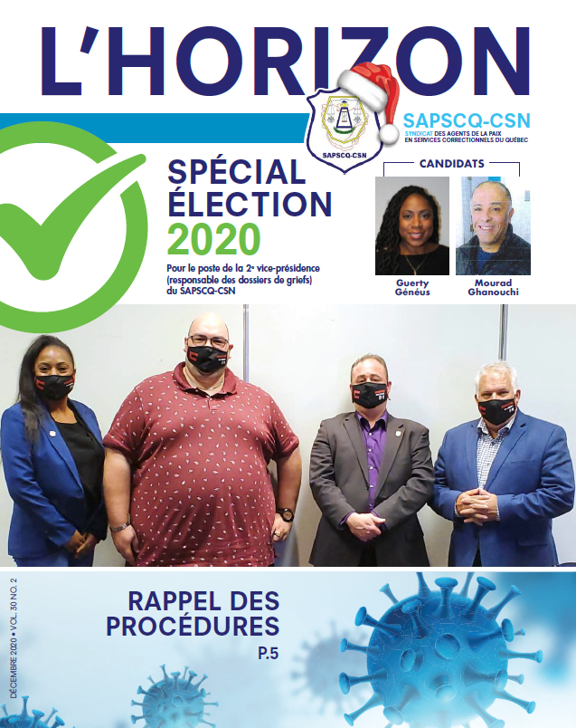 Journal L’Horizon – SAPSCQ-CSN